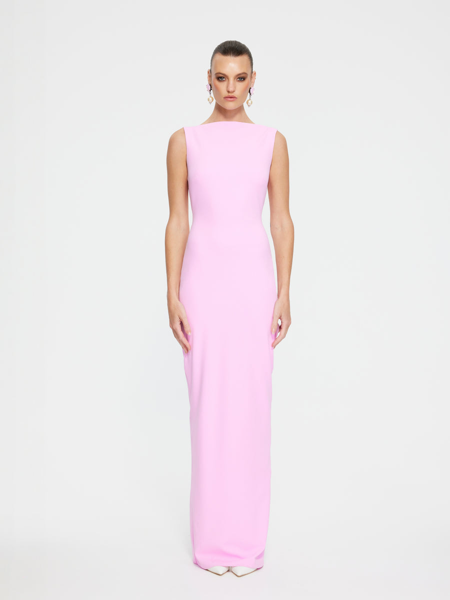 Verona Gown in Taffy Pink: Effie Kats– EFFIE KATS