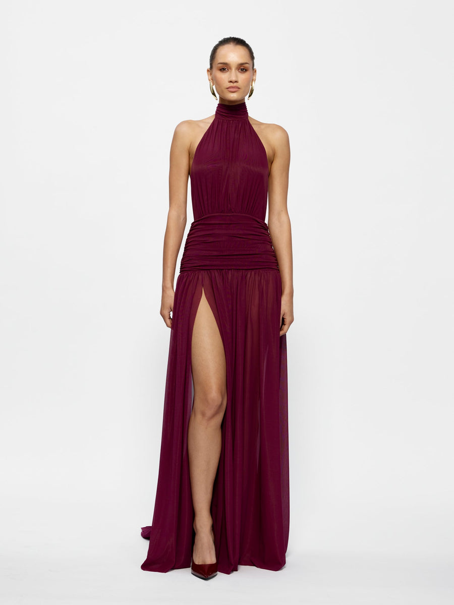 Burgundy Verity Gown | Effie Kats– EFFIE KATS
